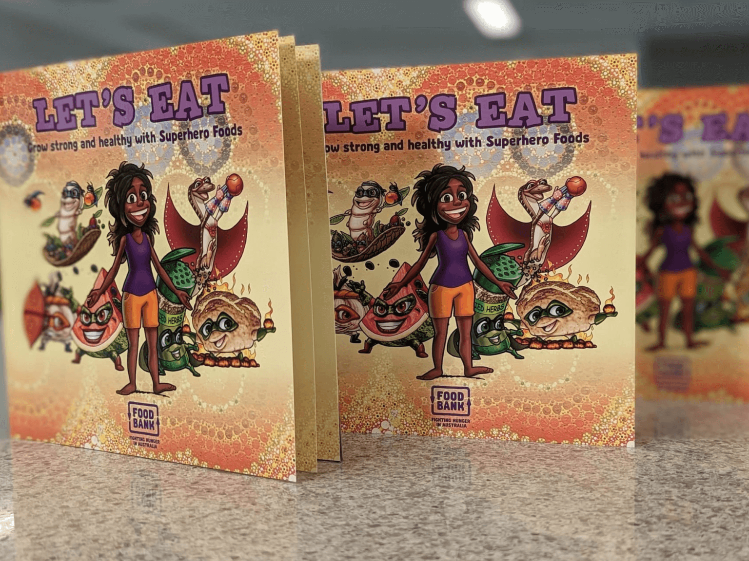 Let's Eat Storybook - Superhero Foods HQ by Foodbank WA