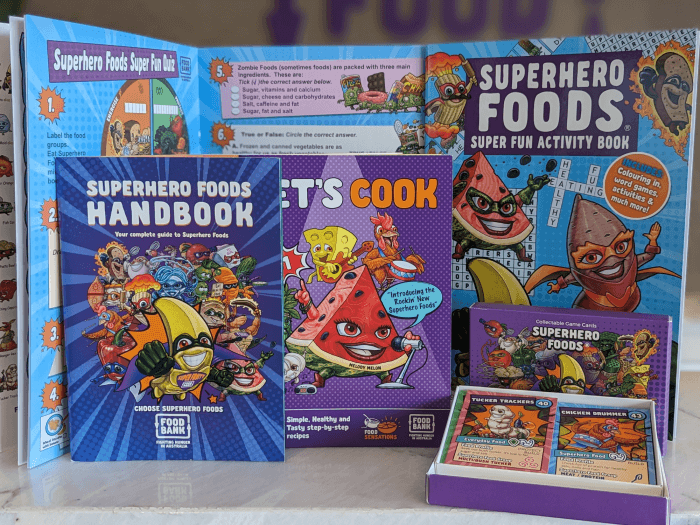 Breakfast Recipes Cook Book - Superhero Foods HQ by Foodbank WA